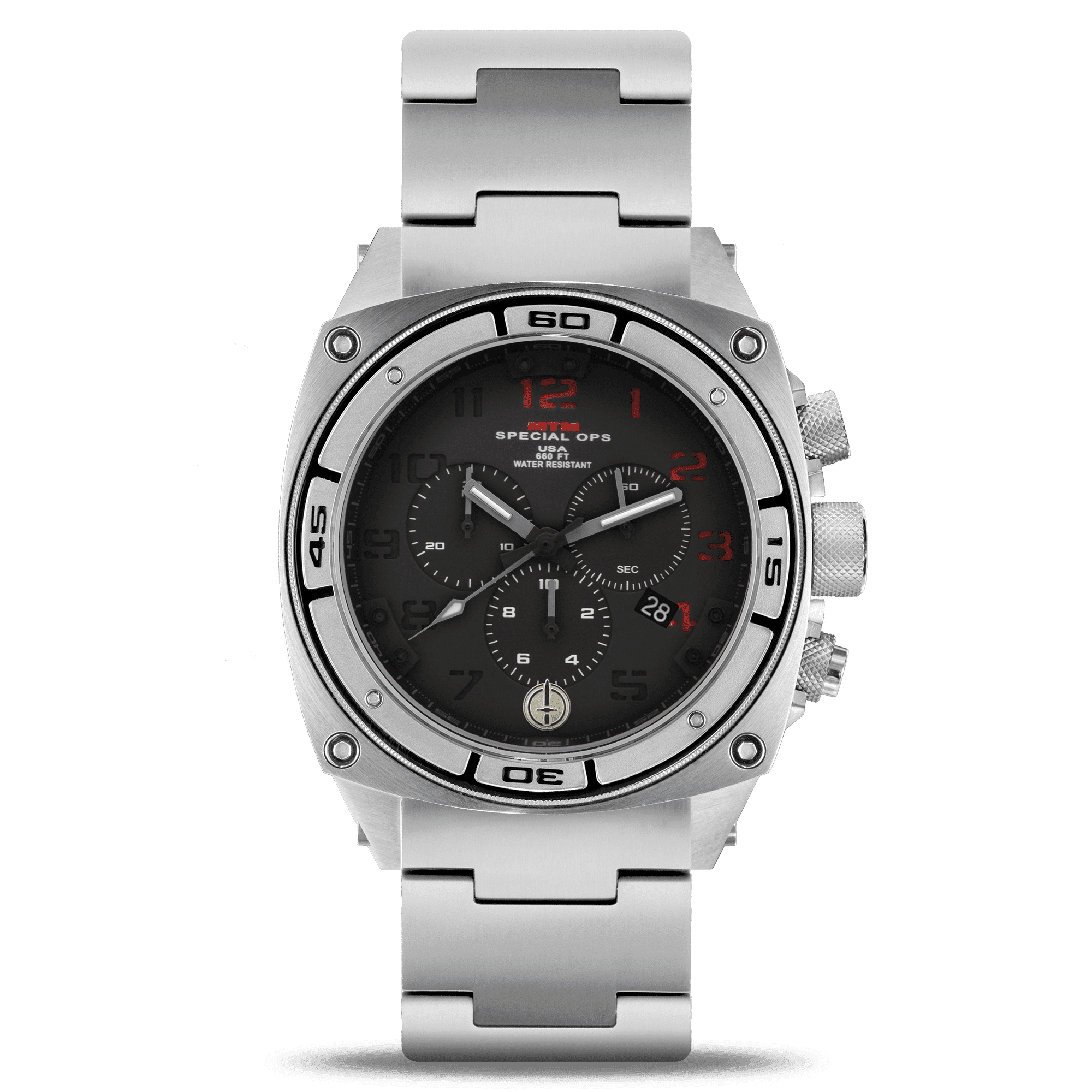 Silver Red Predator II | Smart Gear Watches | MTM | WATCH